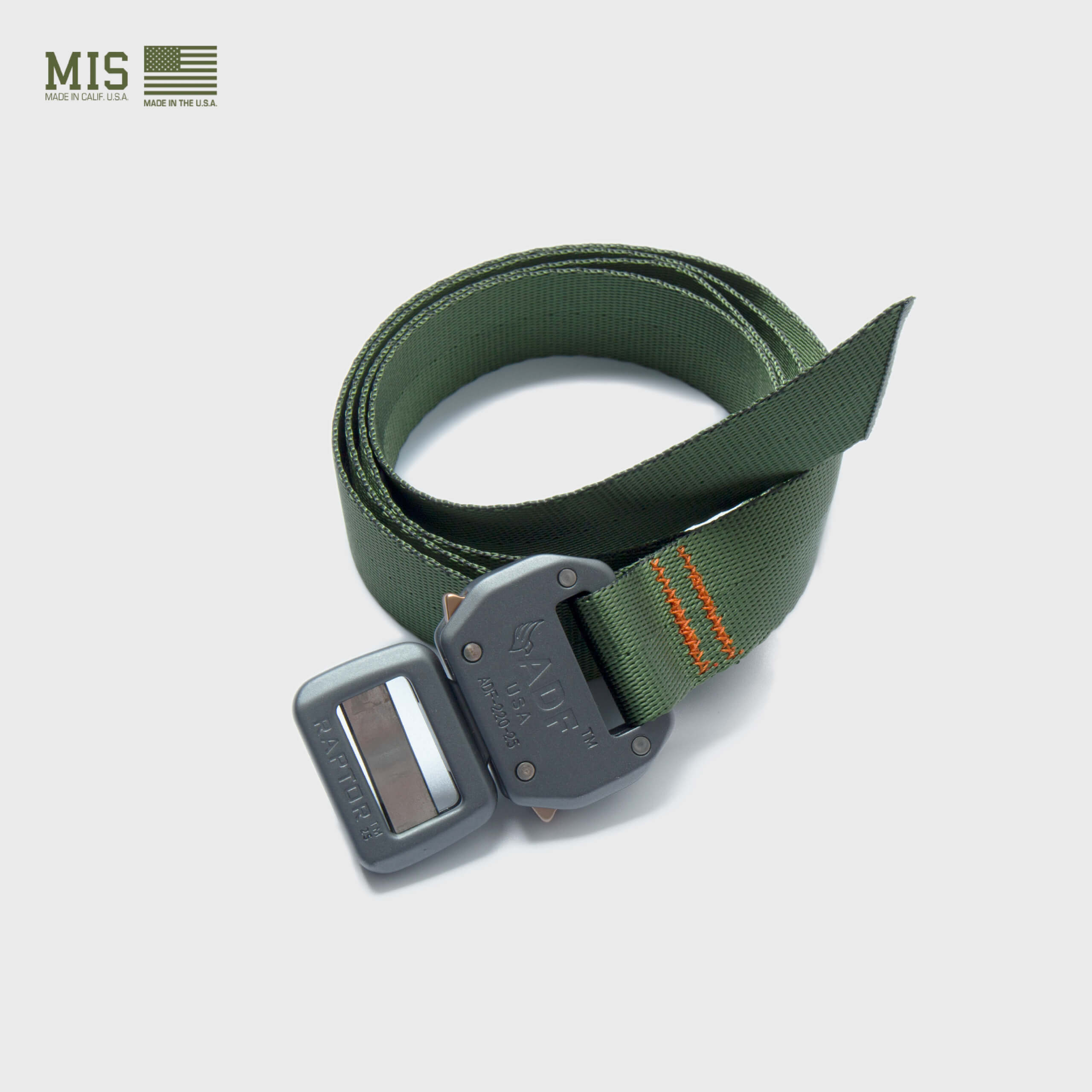 RAPTOR BUCKLE TACTICAL BELT / OLIVE - WEARCOME
